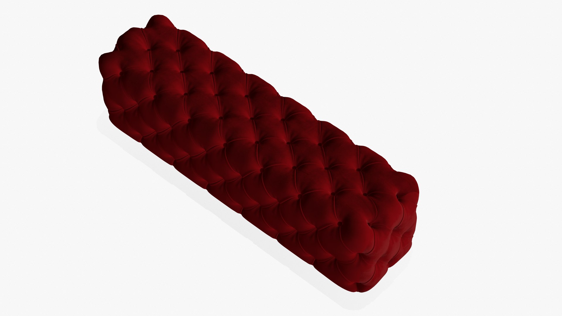 Chesterfield Realistic Leather Bench 3D Model - TurboSquid 1904939