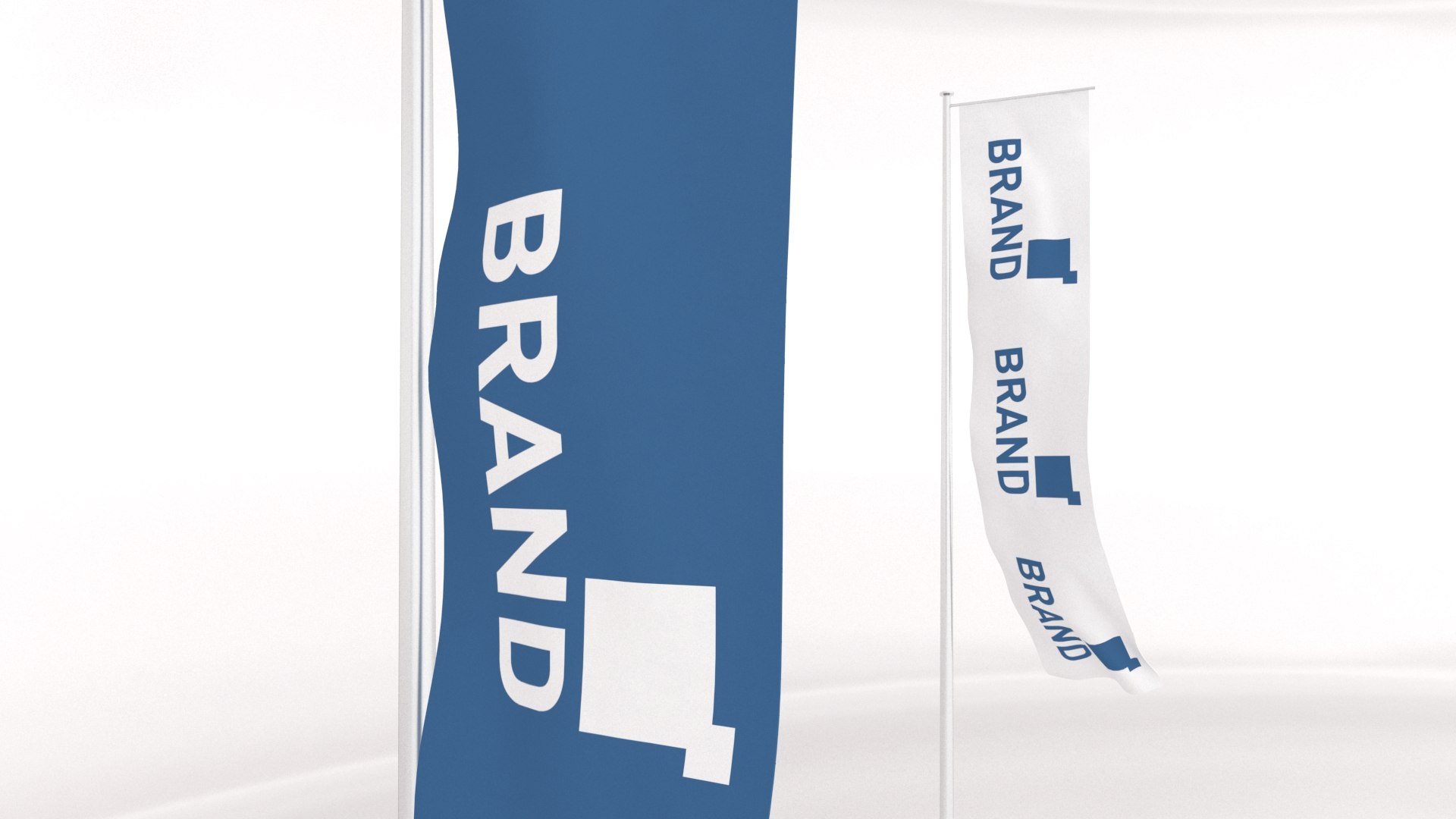 Vertical Flag Logo Animation 3D Model - TurboSquid 1481371