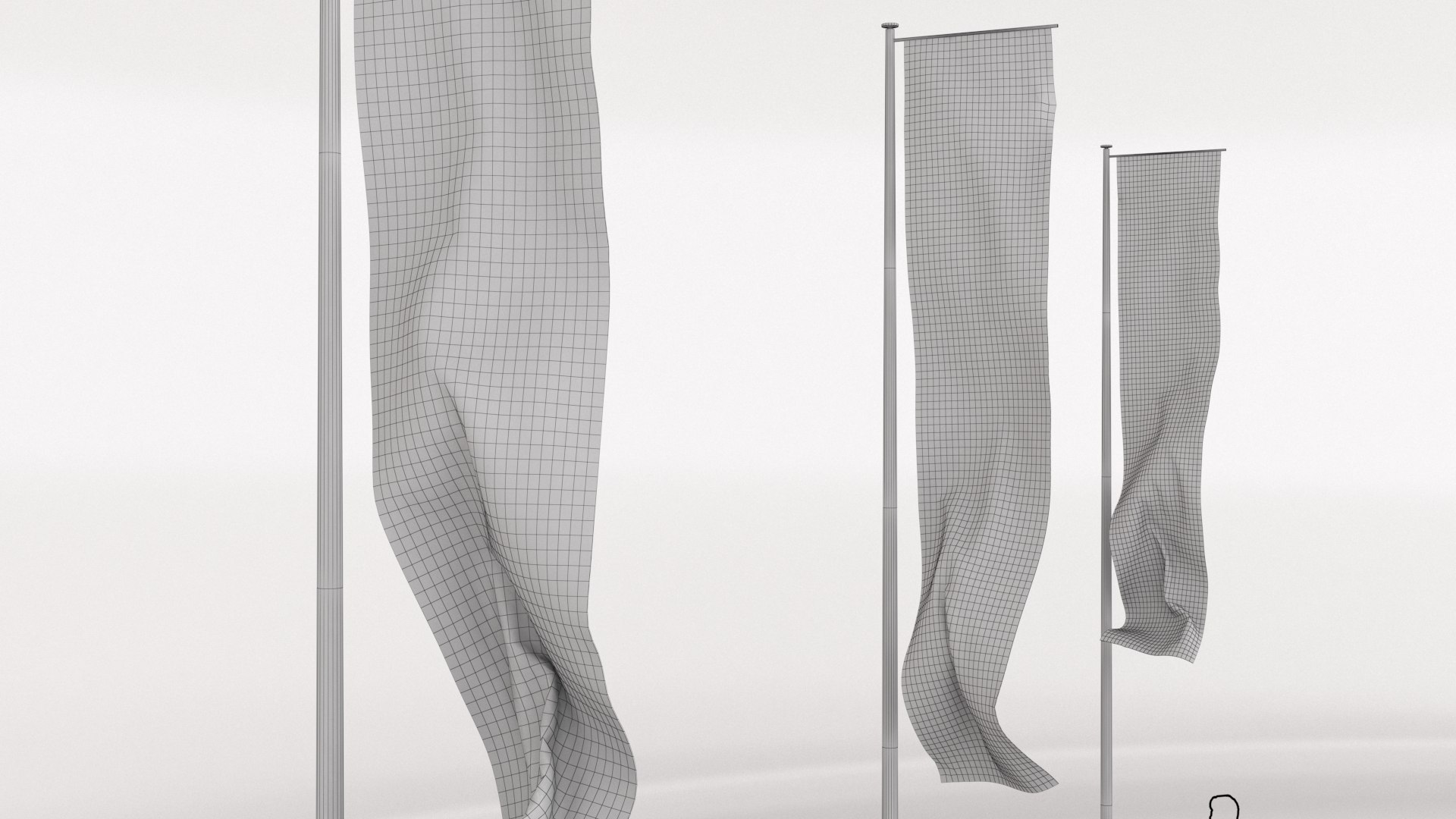 Vertical Flag Logo Animation 3D Model - TurboSquid 1481371