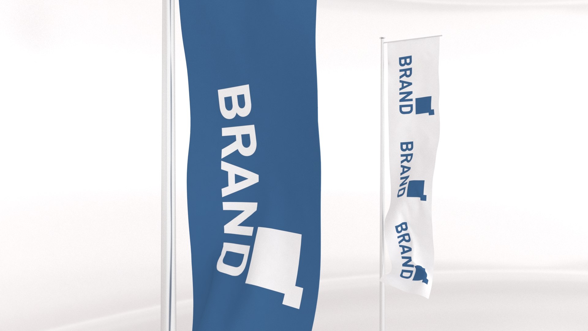 Vertical Flag Logo Animation 3D Model - TurboSquid 1481371