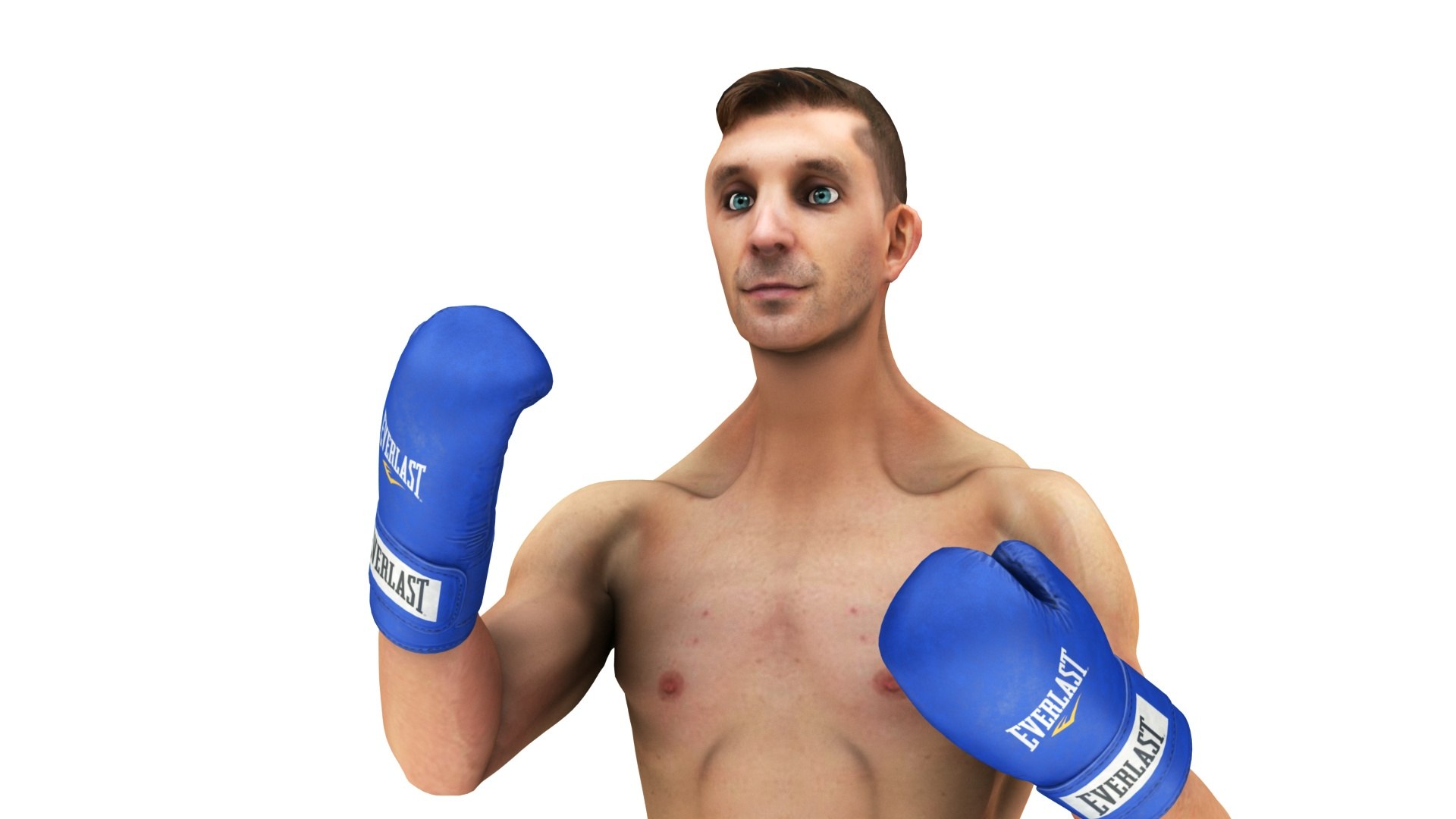 Boxer Man 2 Fighting Pose model - TurboSquid 1956750