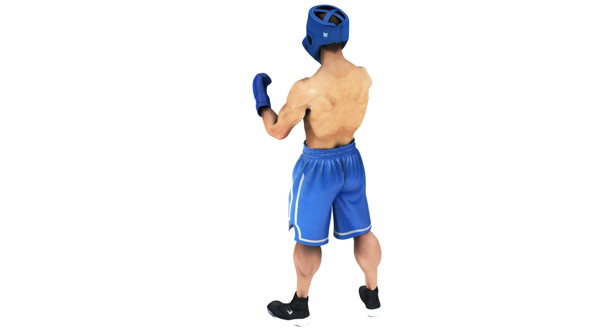 Boxer Man 2 Fighting Pose model - TurboSquid 1956750