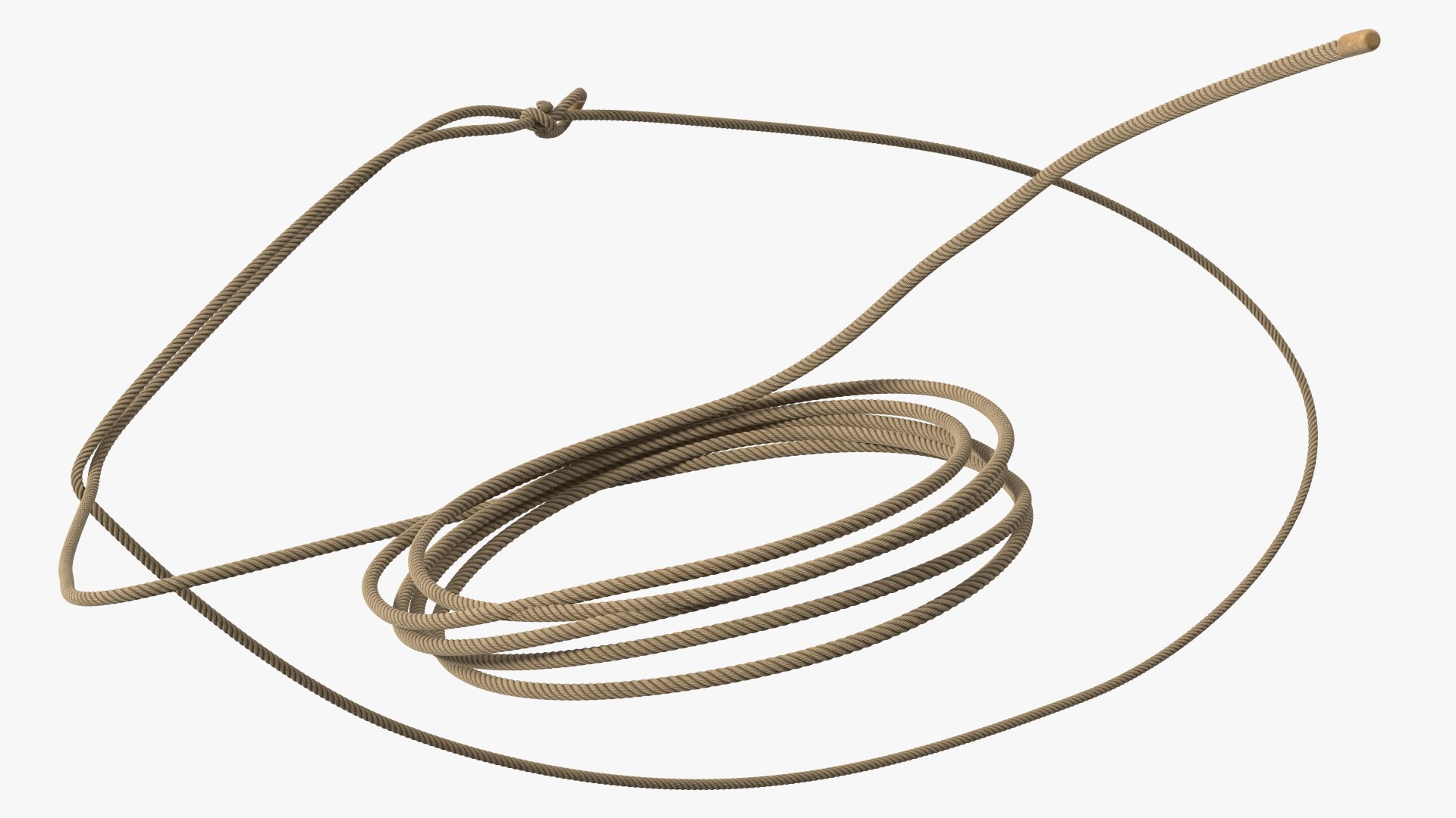 Western Lasso Rope Dynamic Position 3D - TurboSquid 2162341