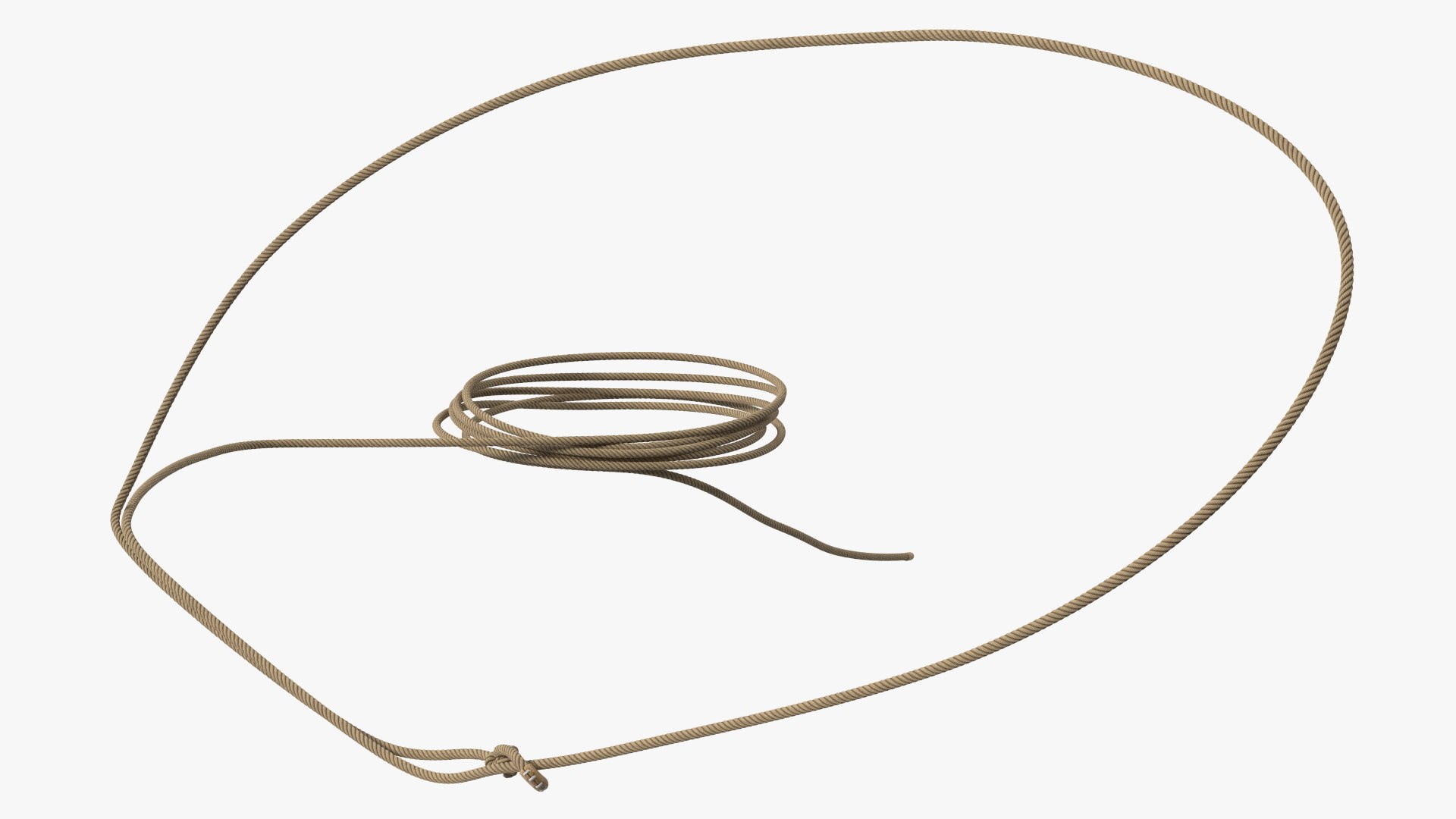 Western Lasso Rope Dynamic Position 3D - TurboSquid 2162341