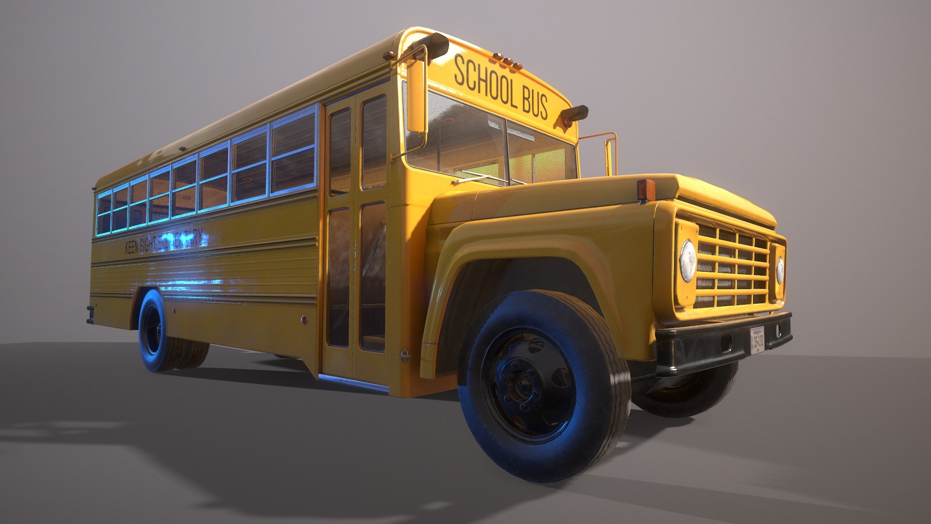 School Bus Mid-poly 3D Model 3D Model - TurboSquid 1935258