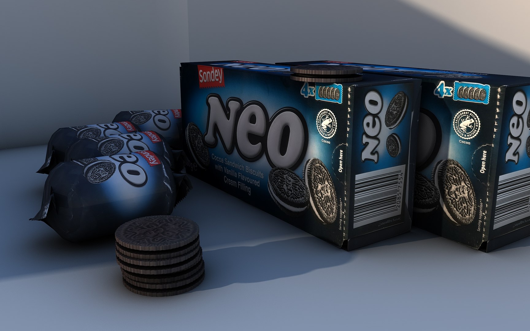 3D Neo Cookies Pack Model - TurboSquid 1887059