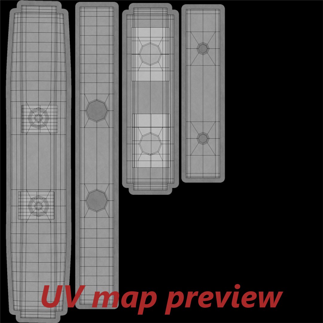 3d Cleat Blender Model