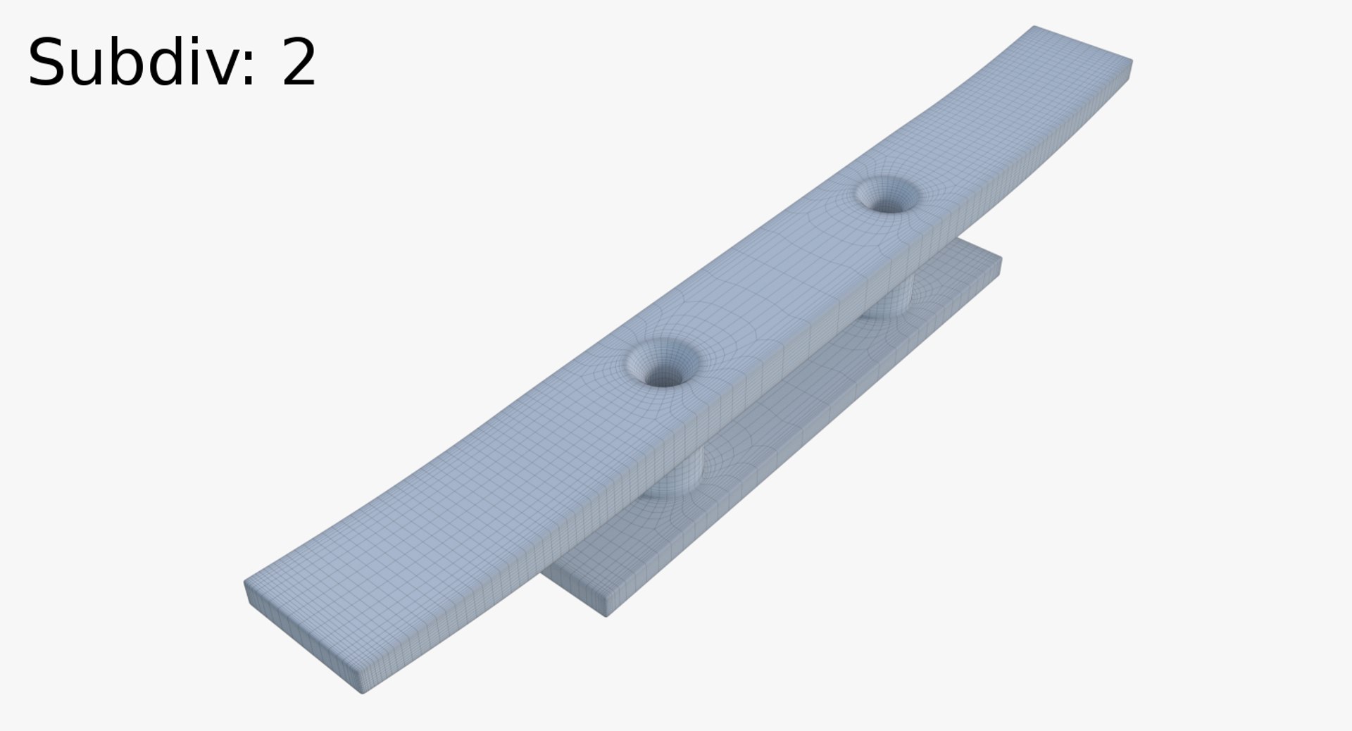 3d Cleat Blender Model