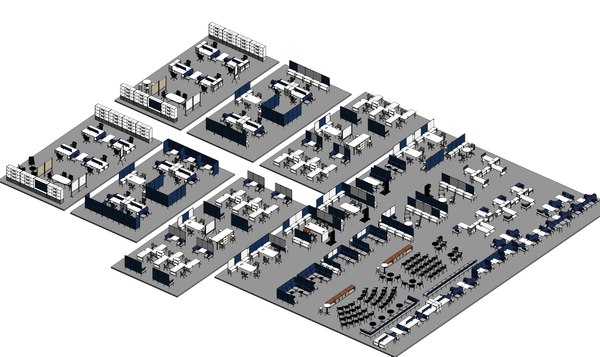 Office Interior Revit 3D Models for Download | TurboSquid