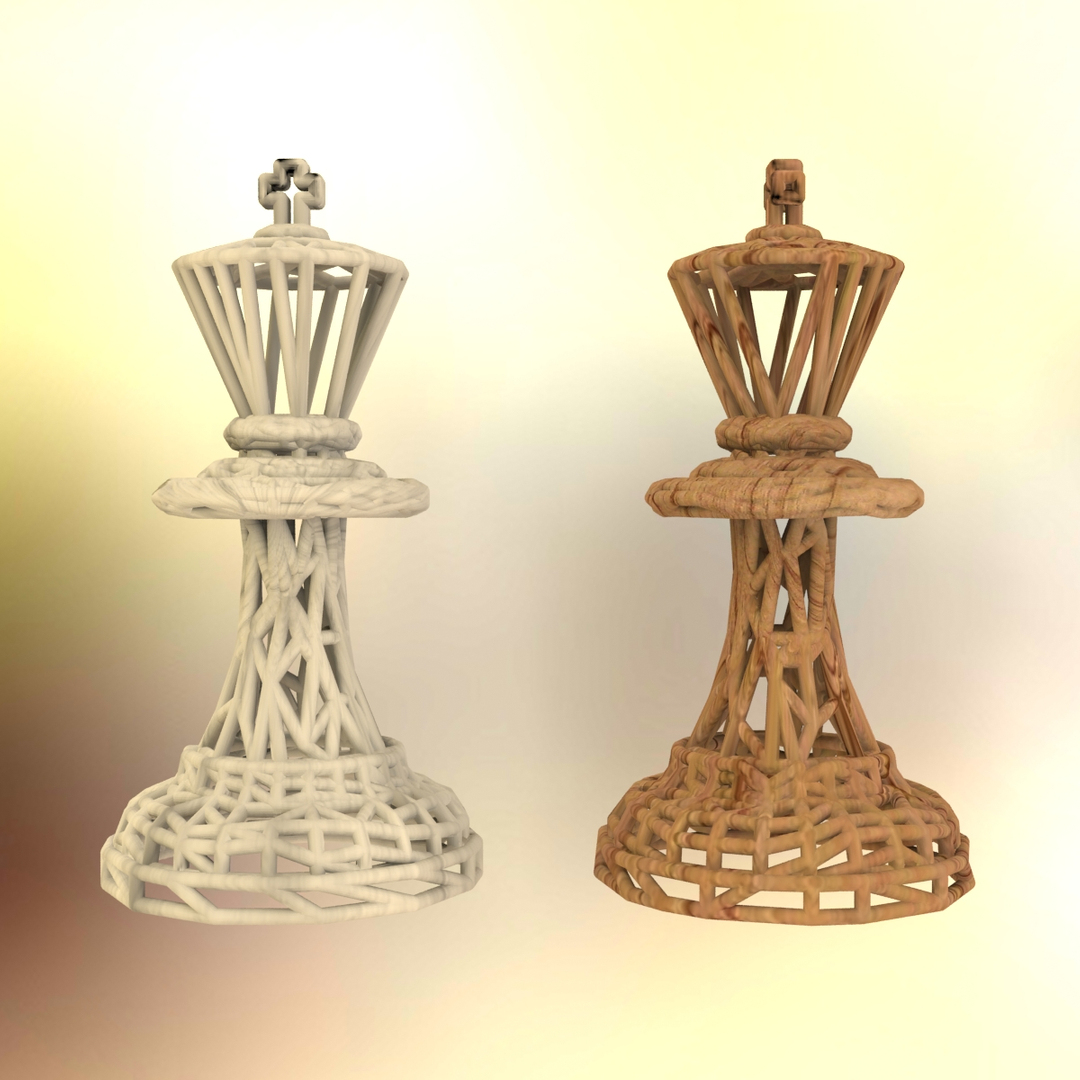King Piece Chess Queen Model - TurboSquid 1488134