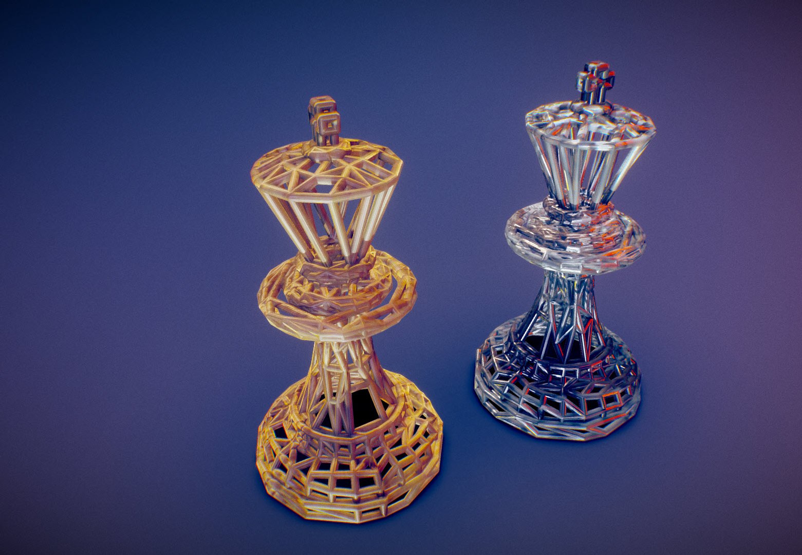 King Piece Chess Queen Model - TurboSquid 1488134