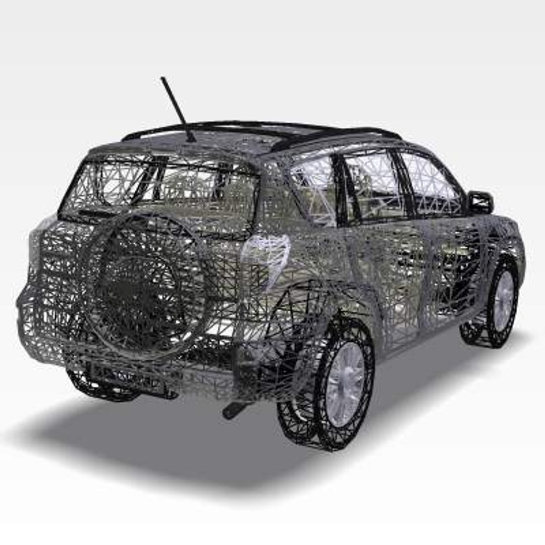 Car Toyota Rav4 3d Model