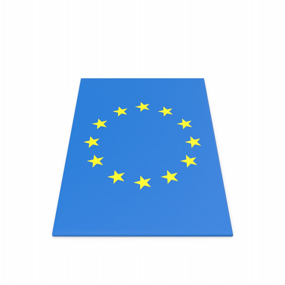 EU Flag 3D Model - TurboSquid 2318591