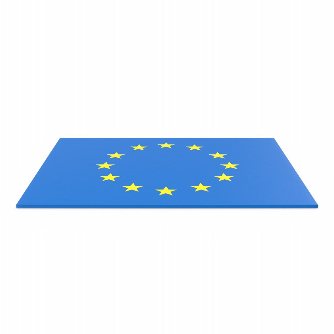 EU Flag 3D Model - TurboSquid 2318591