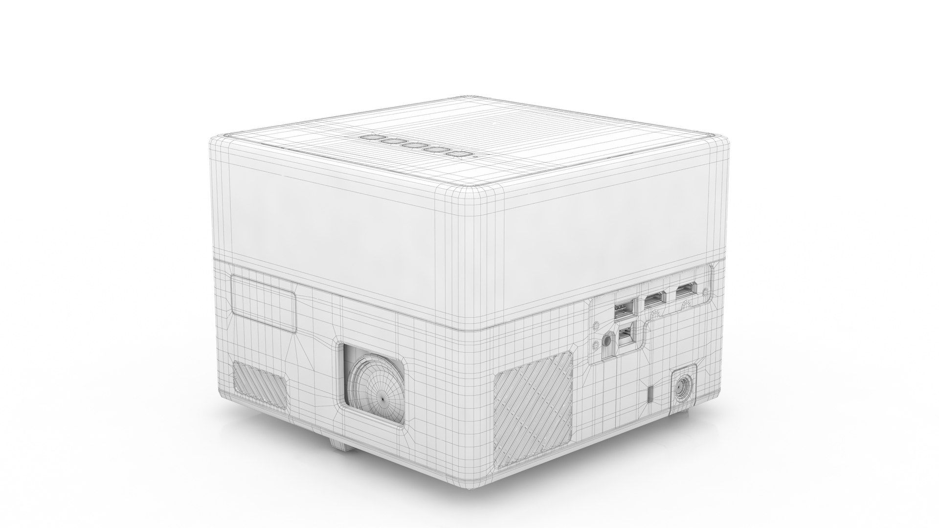 Epson EpiqVision Mini EF12 Smart Portable Laser Projector 3D Model ...