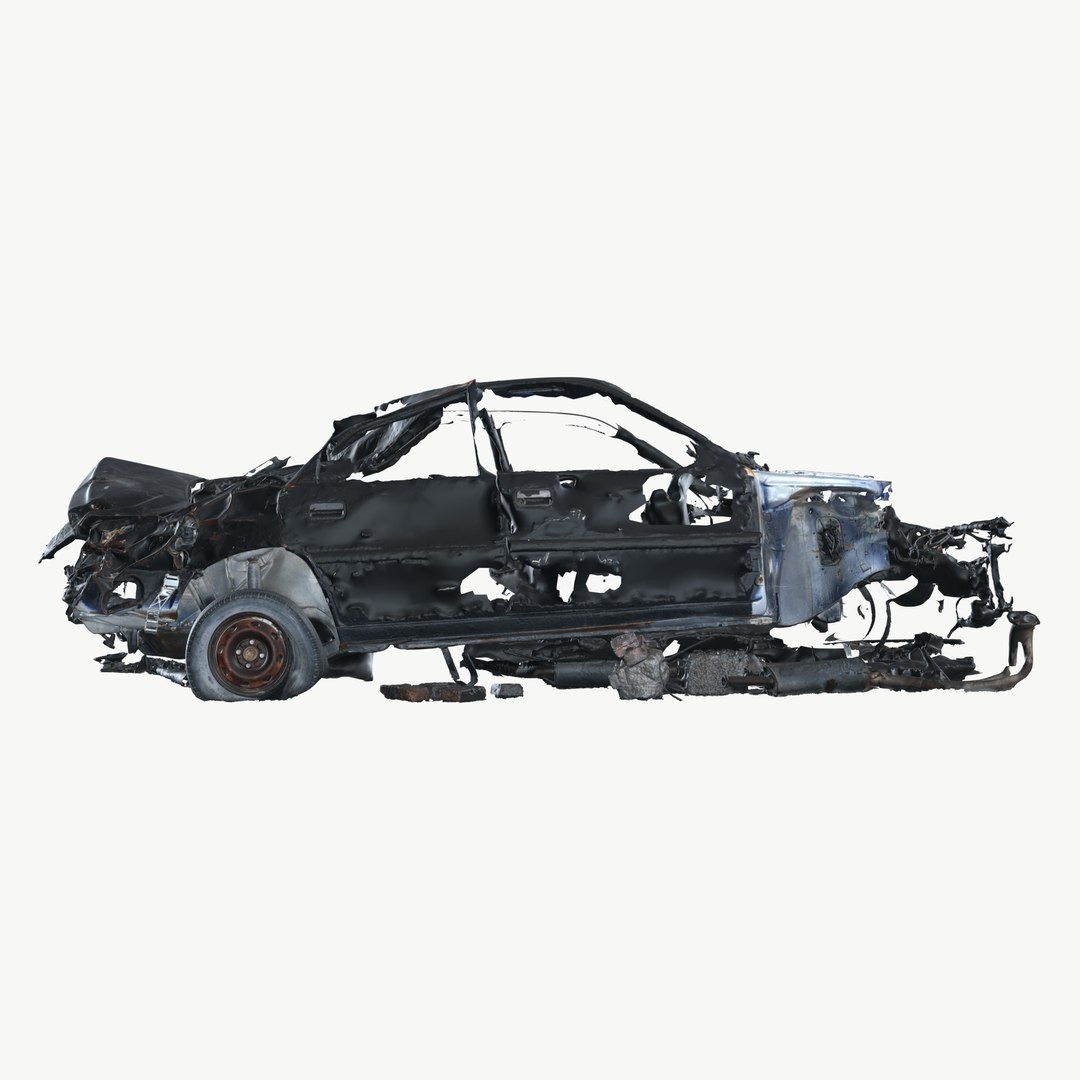 High Quality Scan Crashed Vehicle 3D Model - TurboSquid 2206909