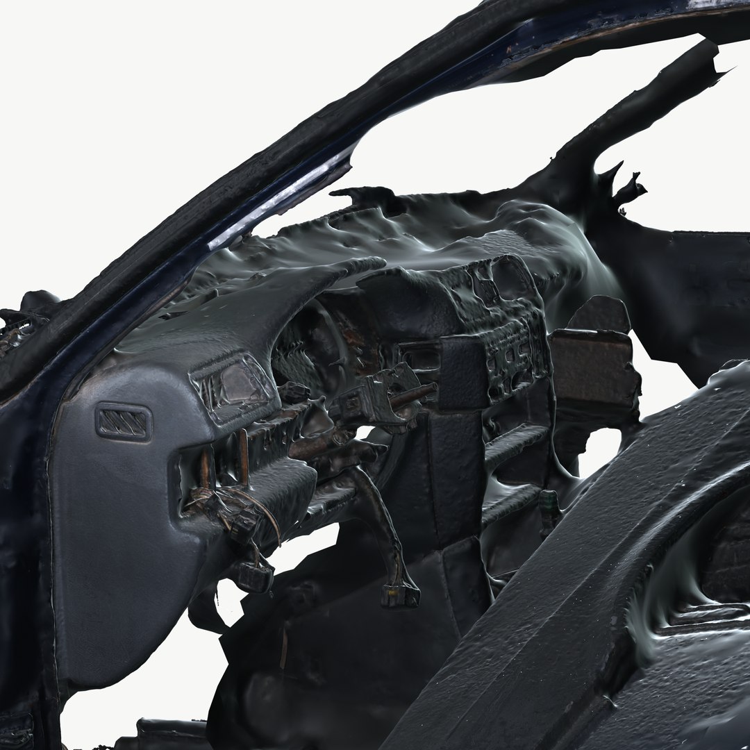 High Quality Scan Crashed Vehicle 3D Model - TurboSquid 2206909