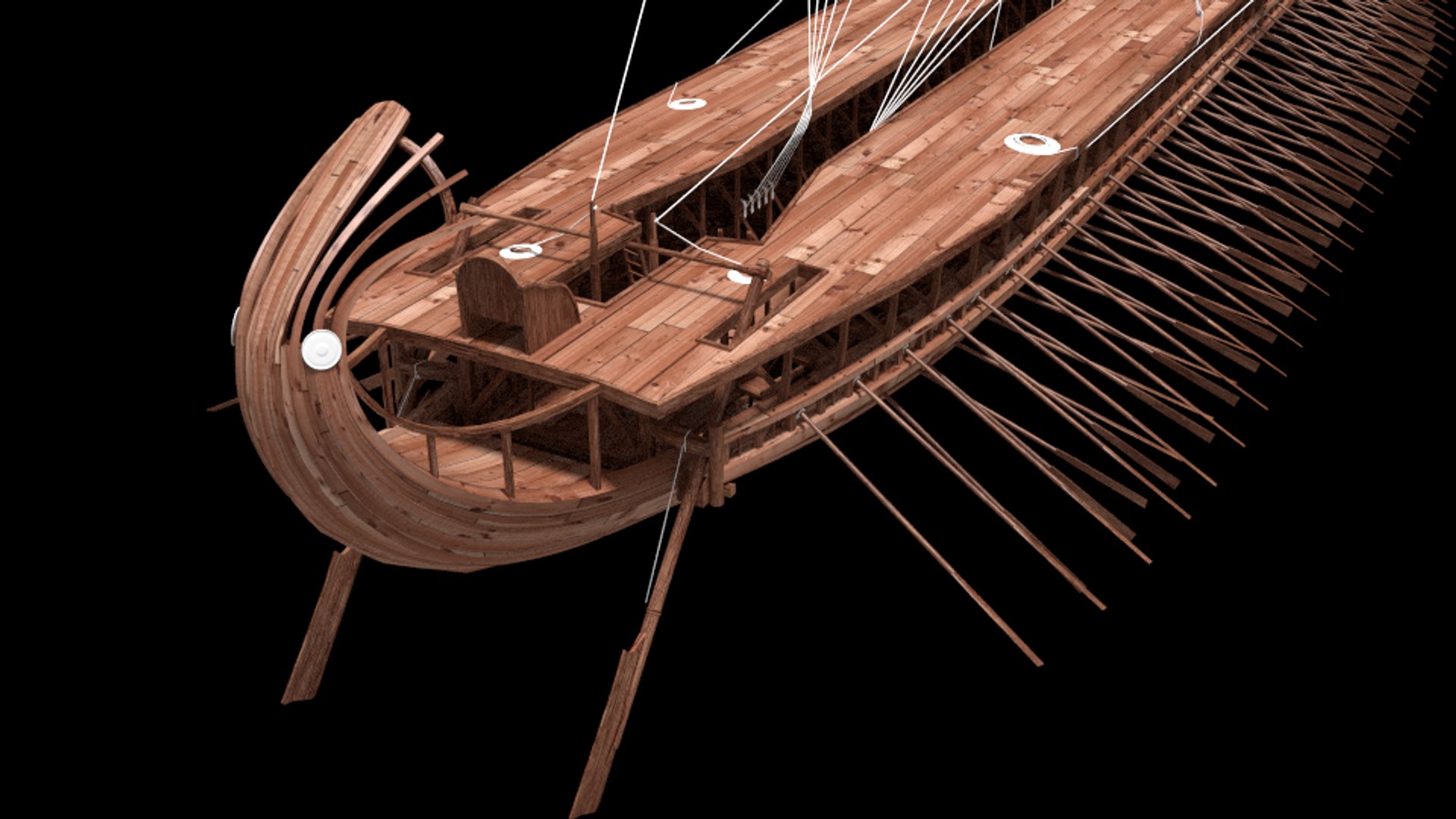 3d Ancient Trireme Model