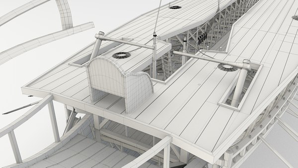 3d ancient trireme model
