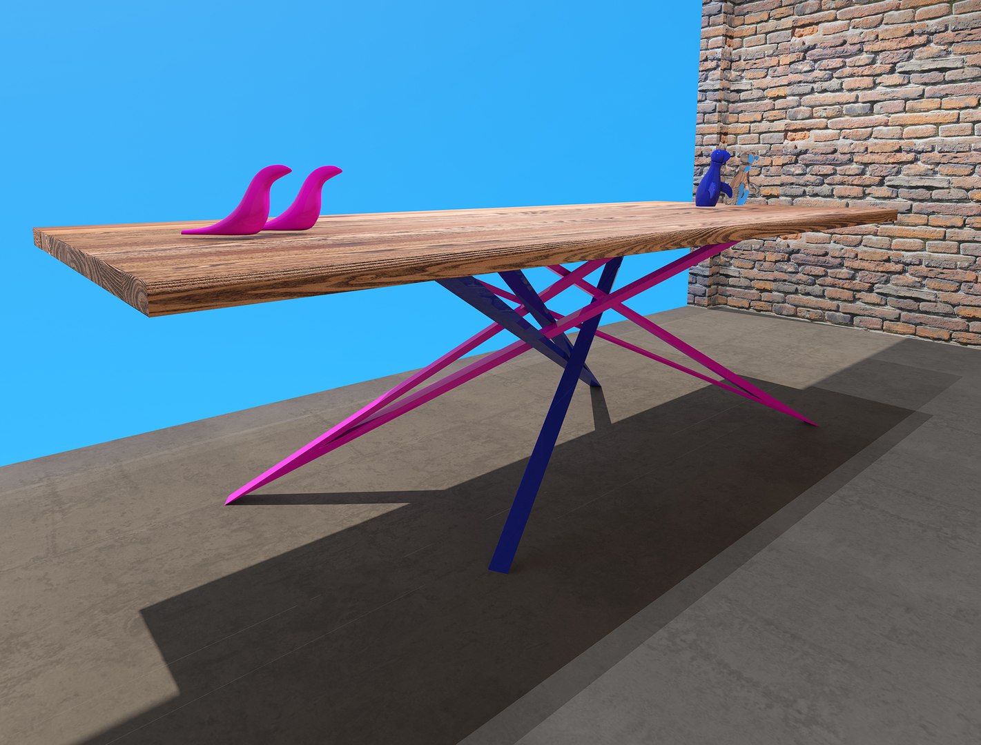 3D Star Table - TurboSquid 1839602