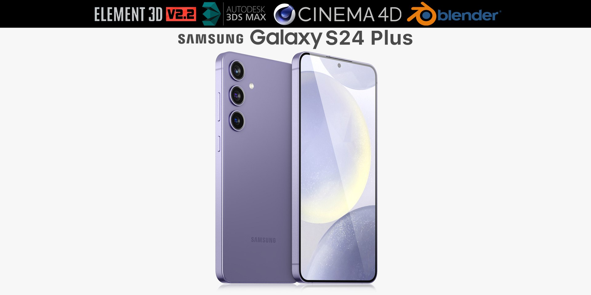 Samsung Galaxy S24 Plus V1 3D Model - TurboSquid 2154312