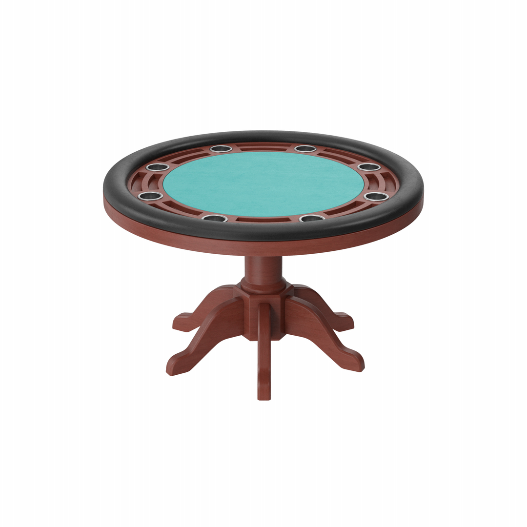 Wooden Poker Game Table 3D Model - TurboSquid 2354722