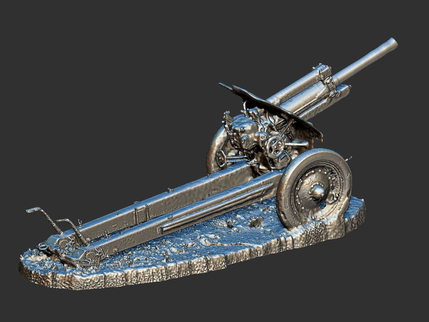 Old Russian Cannon 2 3D Model - TurboSquid 1963871