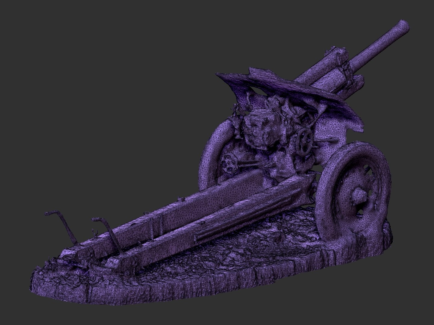 Old Russian Cannon 2 3D Model - TurboSquid 1963871