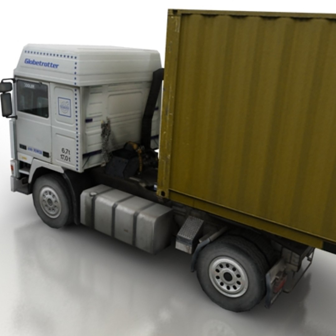 3d Truck Trailer Model