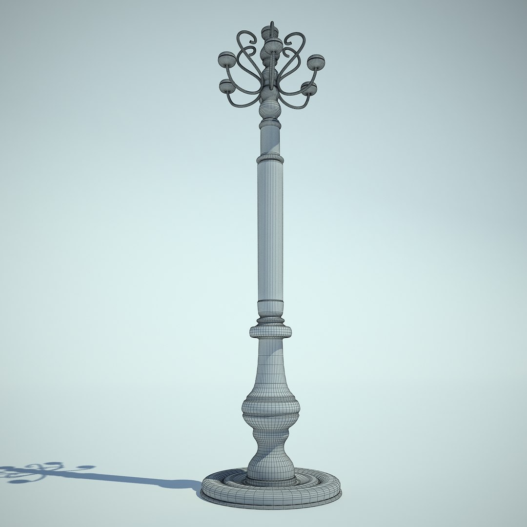 hanger wood 3d model