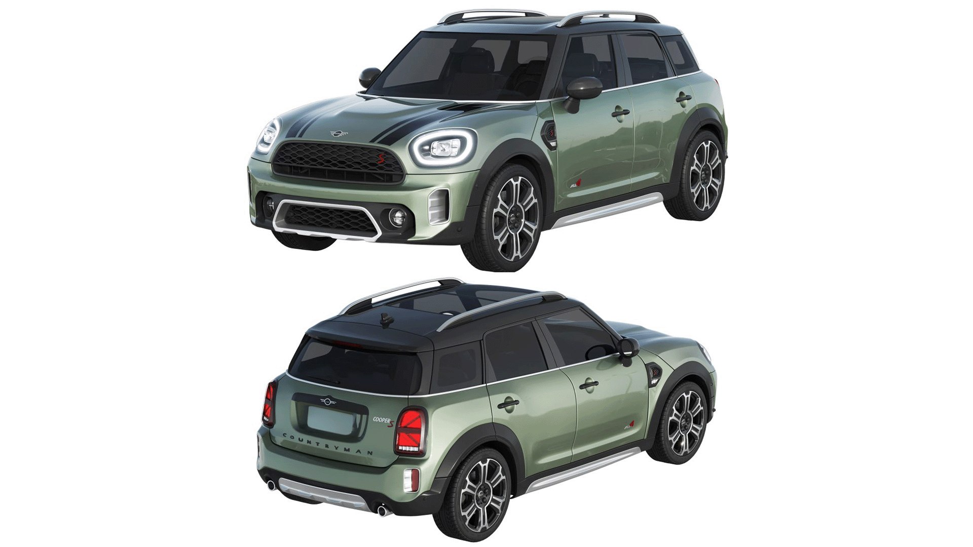 3D Model Mini Countryman S 2021 - TurboSquid 2295564