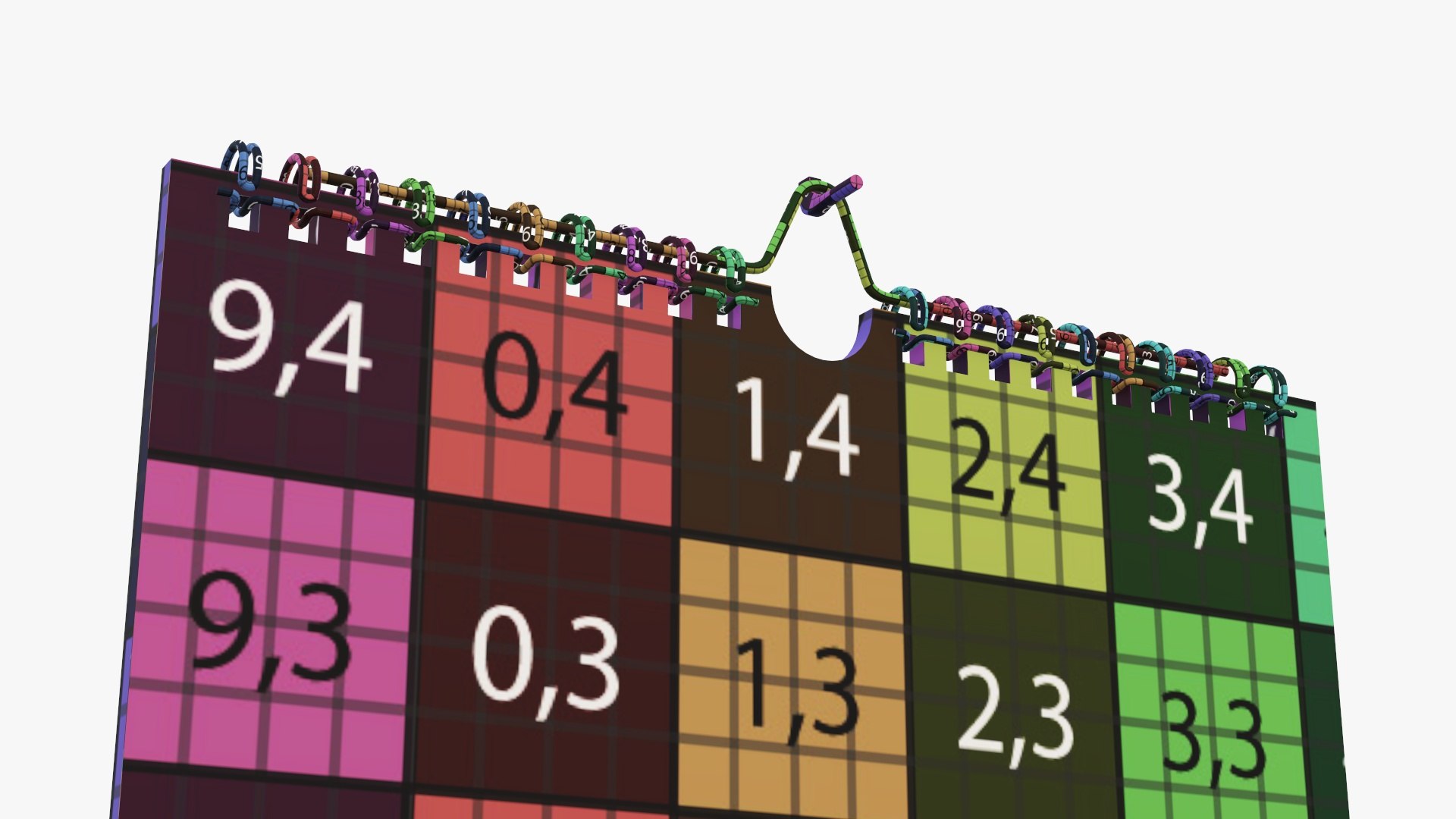 Wall Calendar 3D Model - TurboSquid 1628211