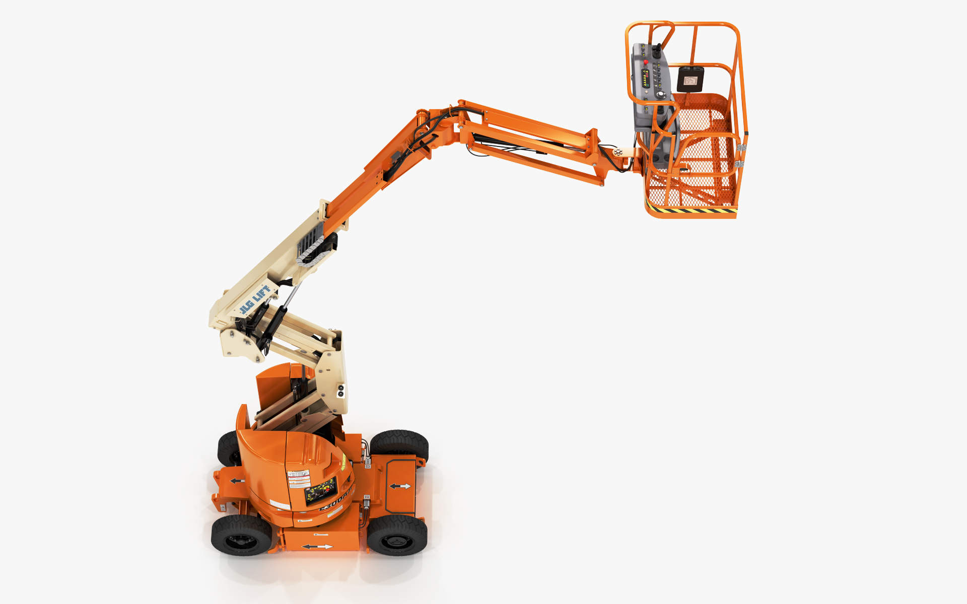 3D JLG E300AJP Articulating Boom Lift Rigged - TurboSquid 1740922