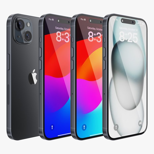 modelo 3d iPhone 15 Negro - TurboSquid 2149196