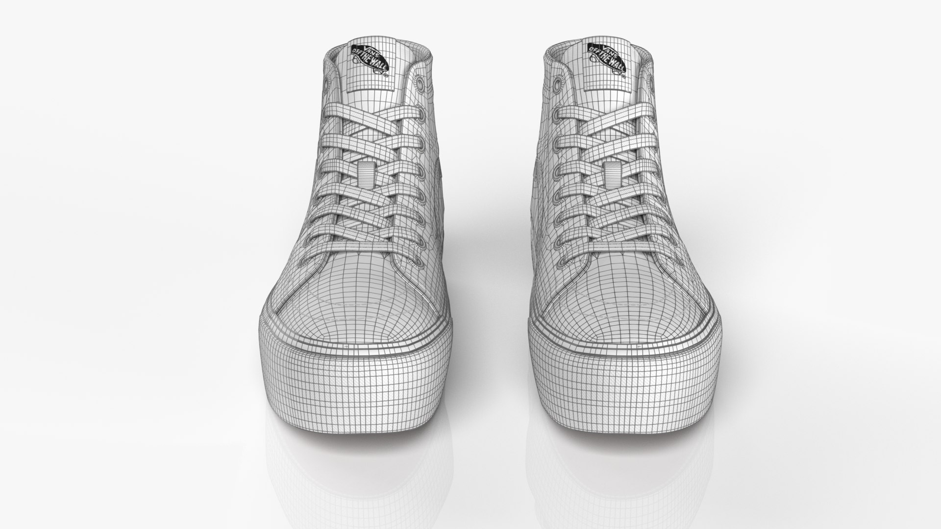 3D Model Vans Sk-Hi Shoe Collection Low-poly - TurboSquid 2081938