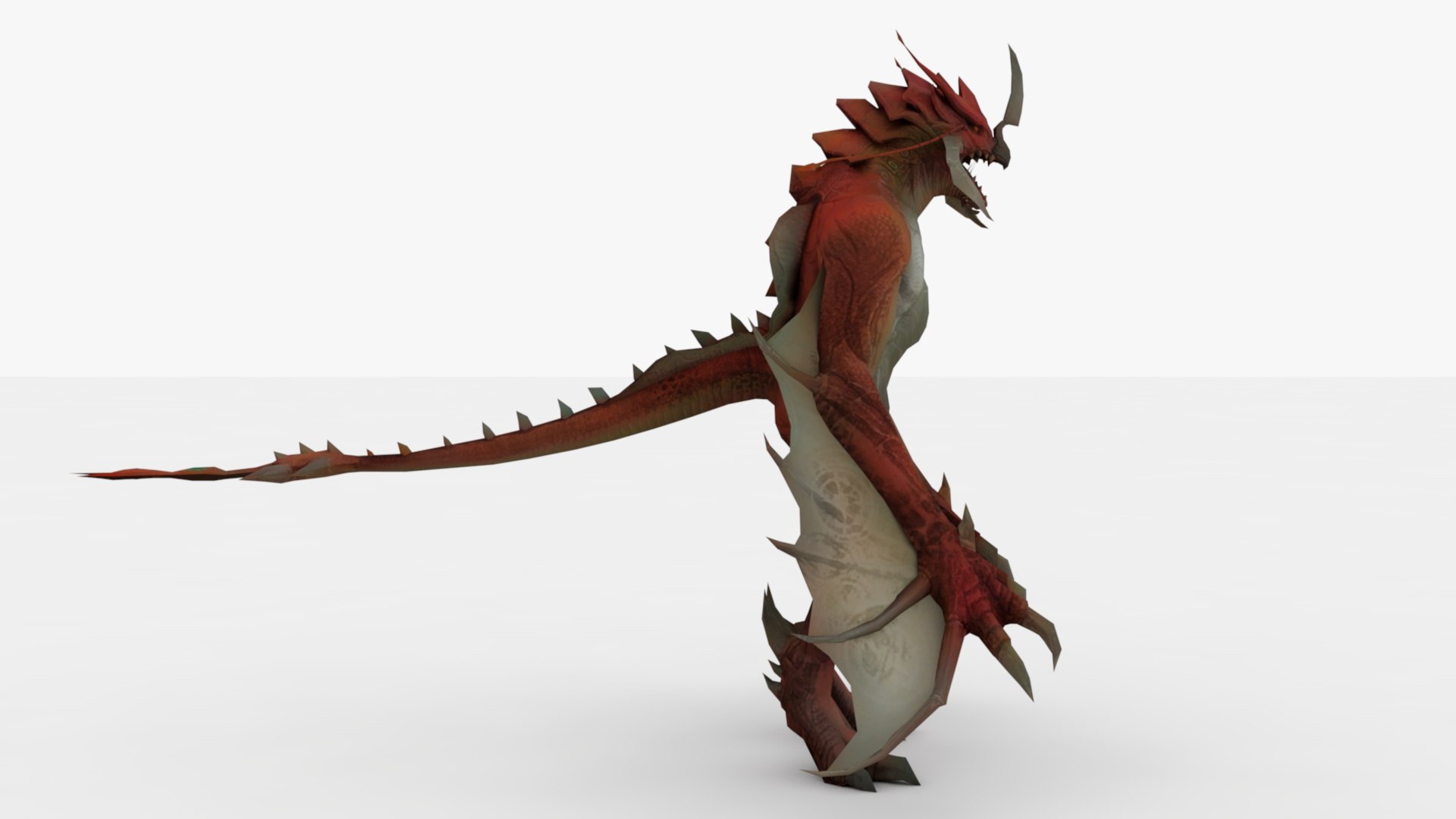 Drag Monster Rigged And Animated 3D Model - TurboSquid 2364729