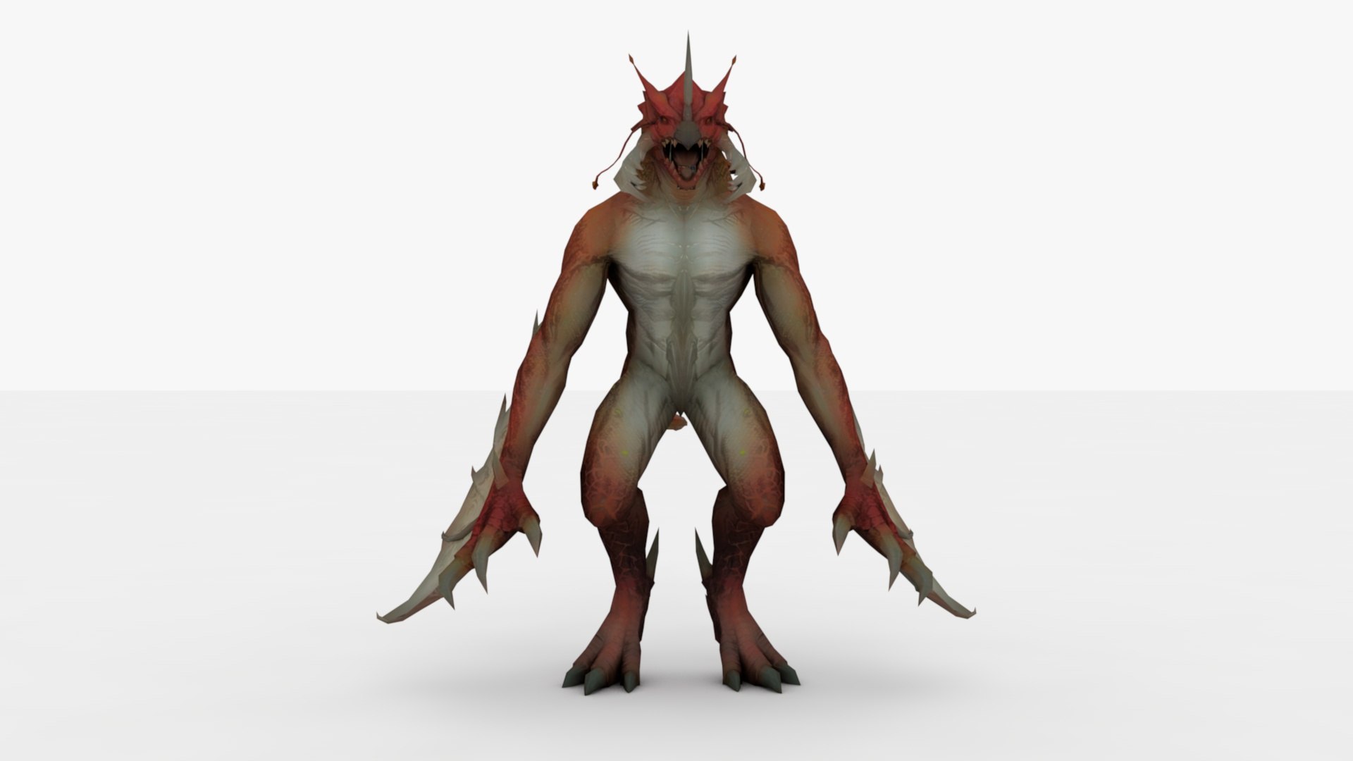 Drag Monster Rigged And Animated 3D Model - TurboSquid 2364729