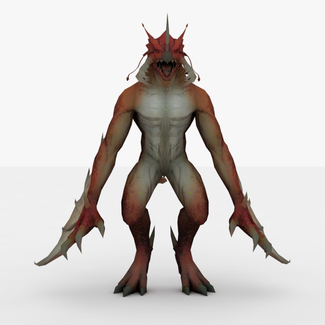Drag Monster Rigged And Animated 3D Model - TurboSquid 2364729