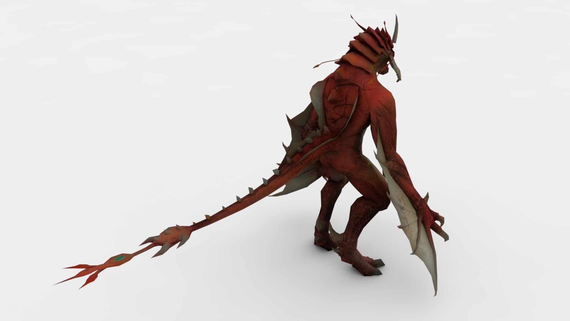 Drag Monster Rigged And Animated 3D Model - TurboSquid 2364729