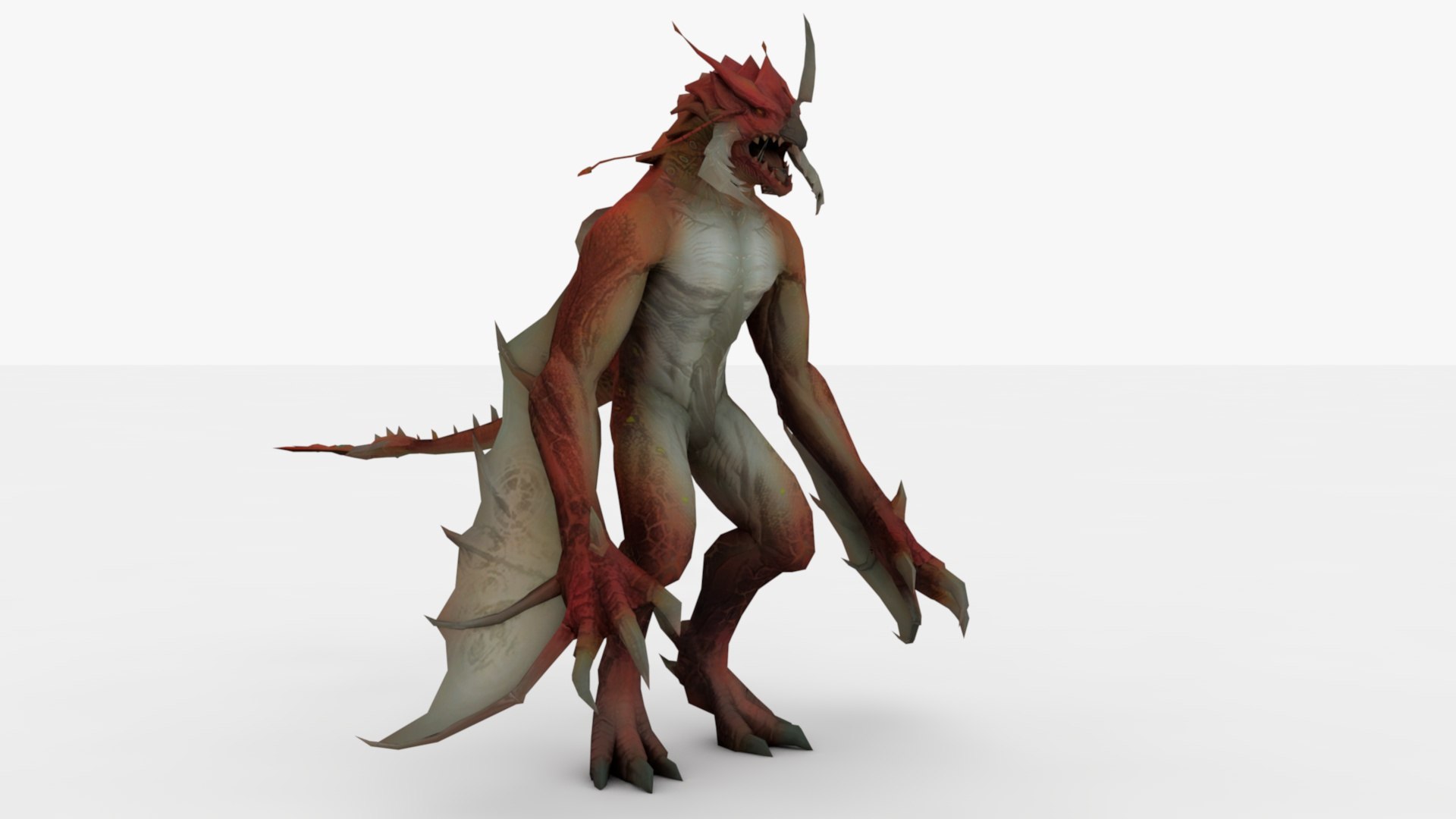 Drag Monster Rigged And Animated 3D Model - TurboSquid 2364729