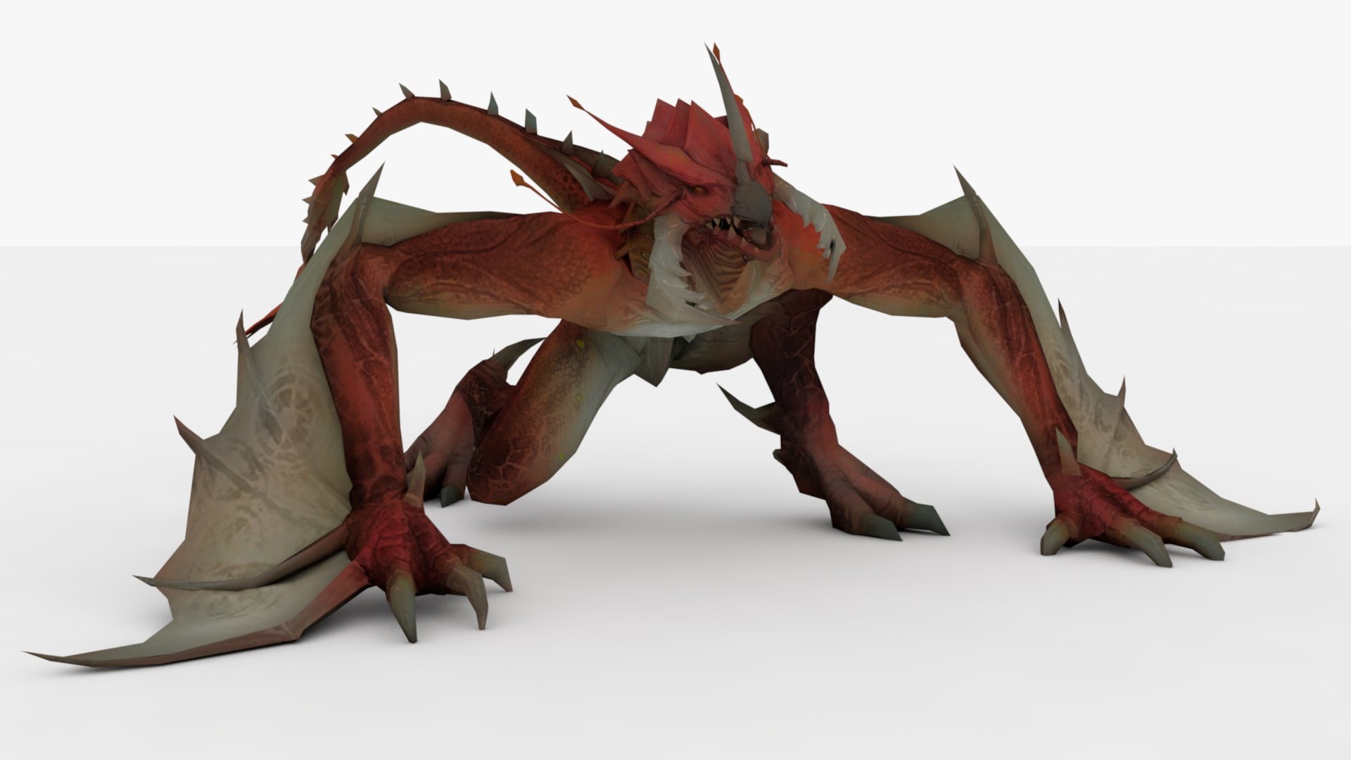 Drag Monster Rigged And Animated 3D Model - TurboSquid 2364729
