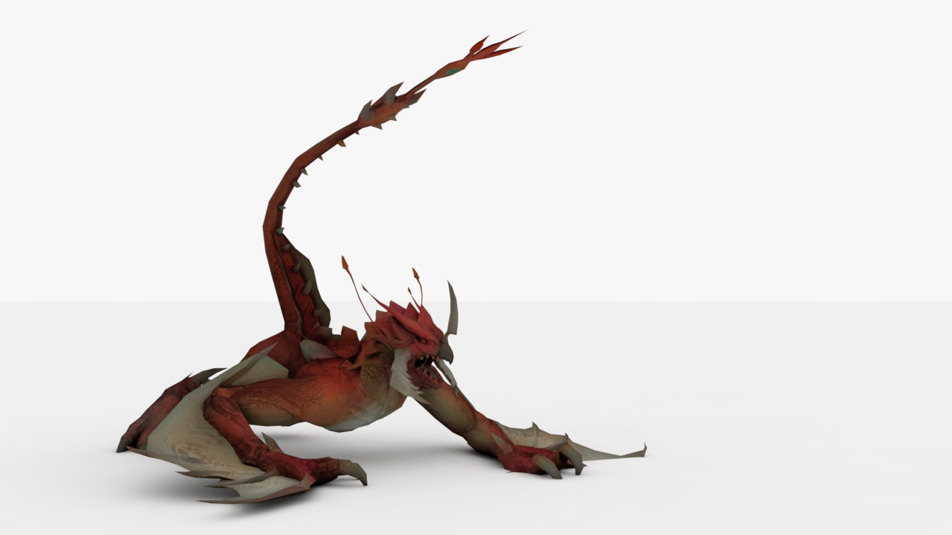 Drag Monster Rigged And Animated 3D Model - TurboSquid 2364729