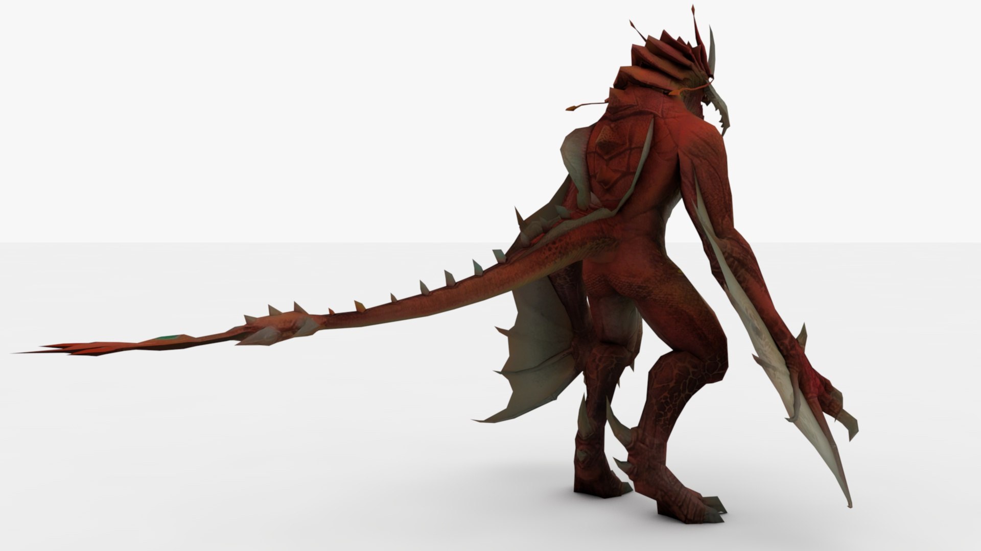 Drag Monster Rigged And Animated 3D Model - TurboSquid 2364729