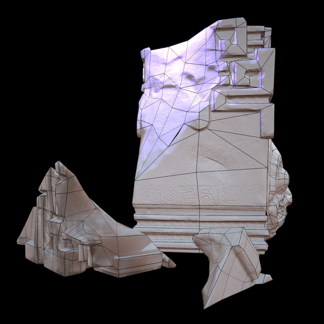 Ancient Statue 3d Model