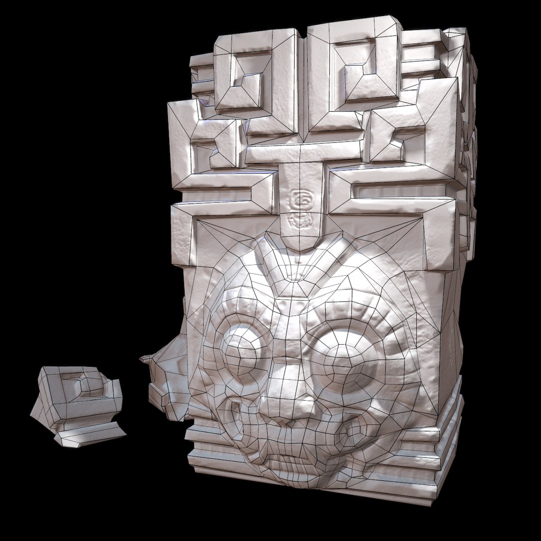 Ancient Statue 3d Model
