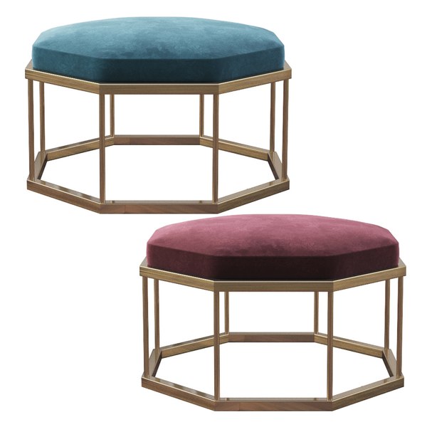 Ottoman octagon roar rabit model - TurboSquid 1564096