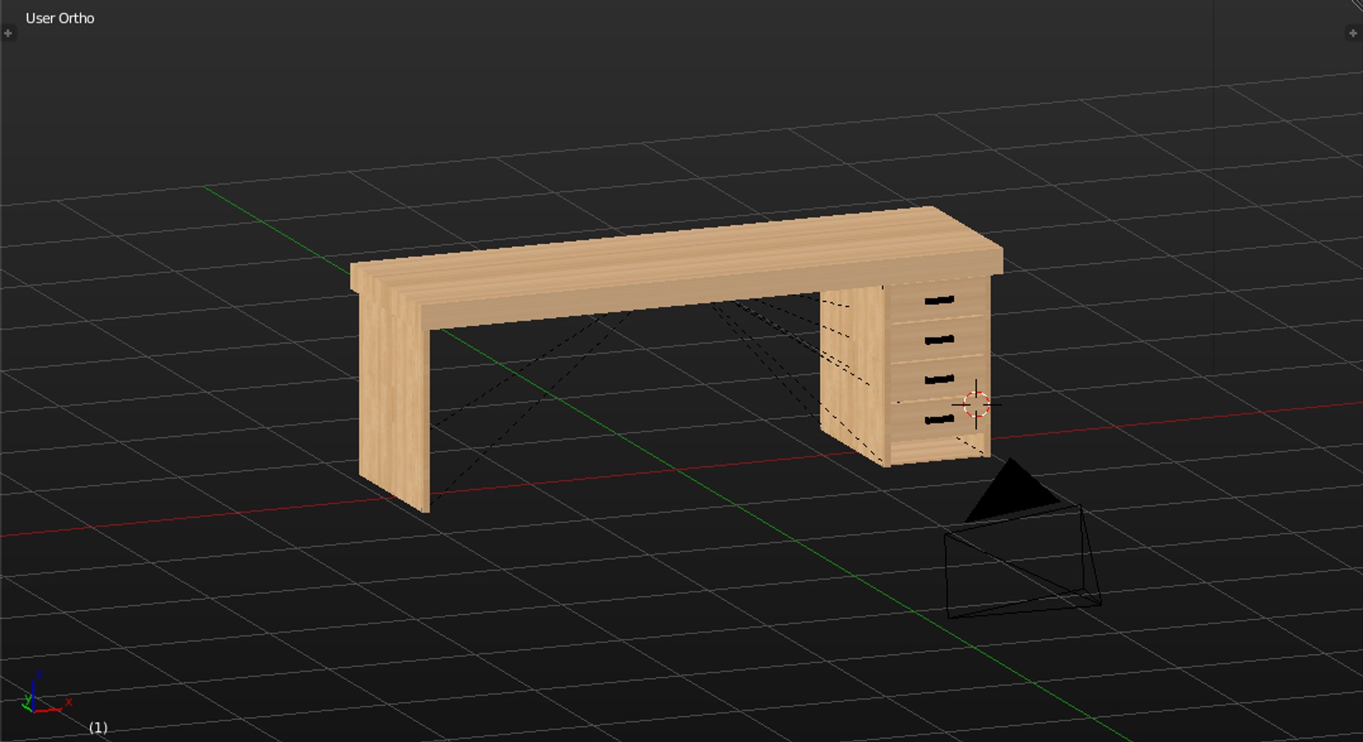 Study Desk 3D Model - TurboSquid 1207569