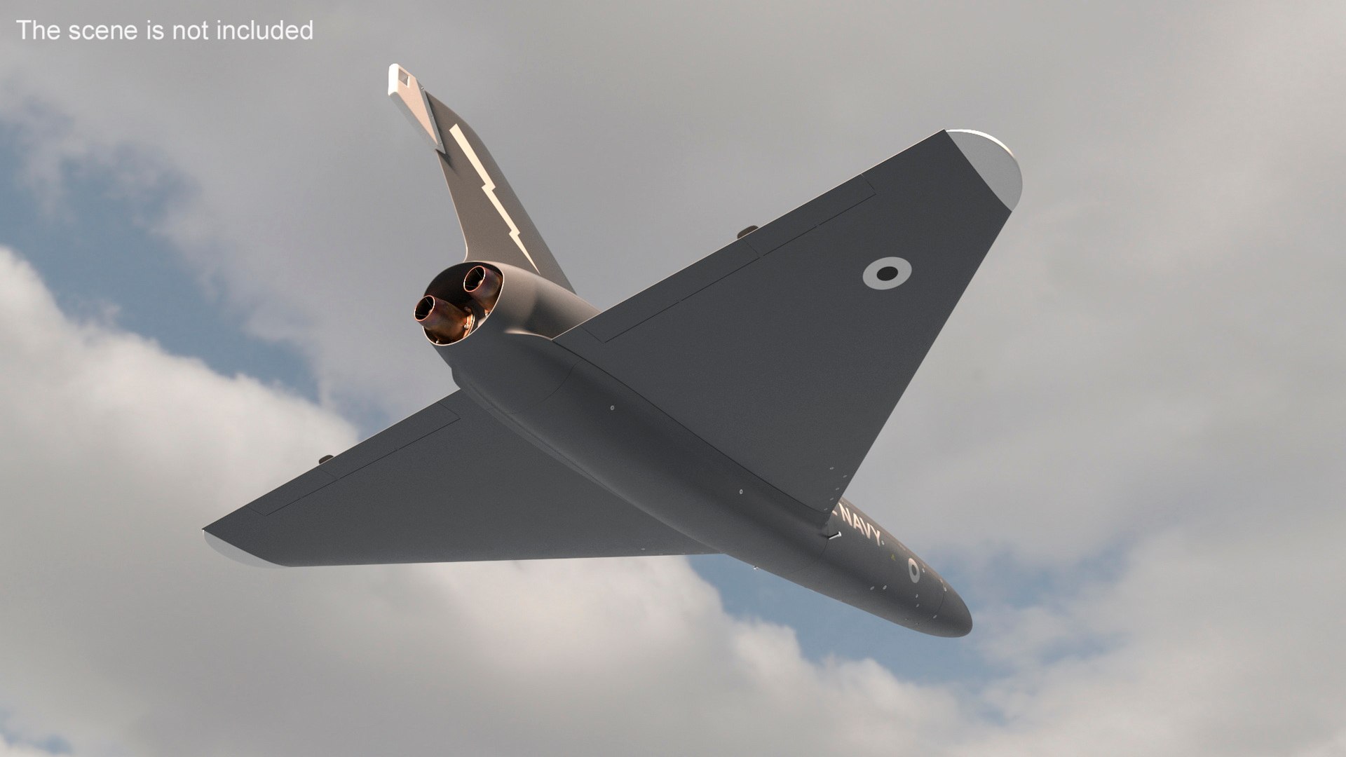 Banshee Jet 80 Aerial Target Drone Dark Model - TurboSquid 2259471