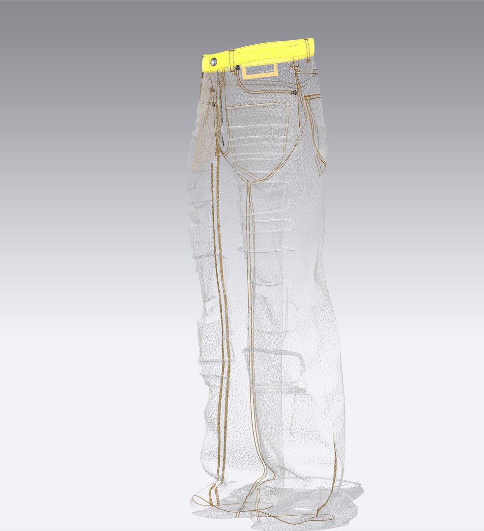 Men Jeans Denim Pants Clo3d Marvelous Designer 3D - TurboSquid 2411442