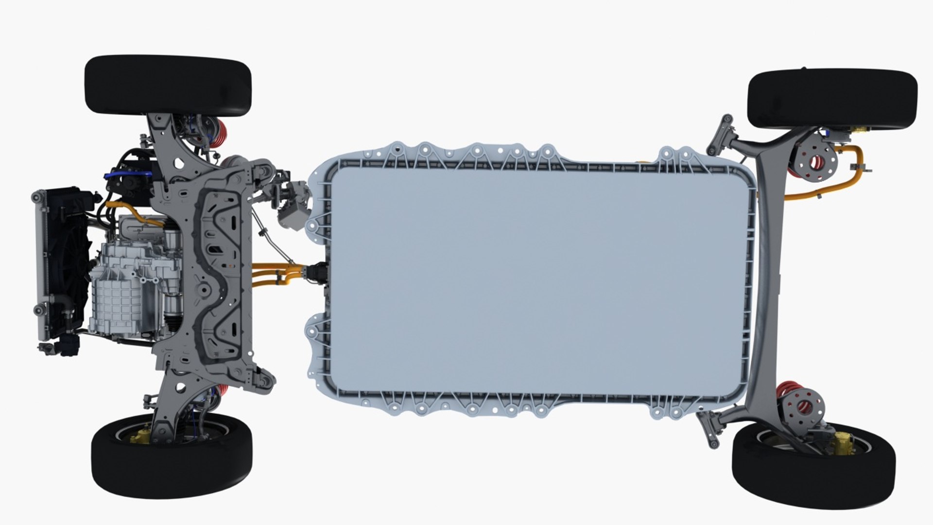 Electric Car Chassis 3D Model - TurboSquid 2332584